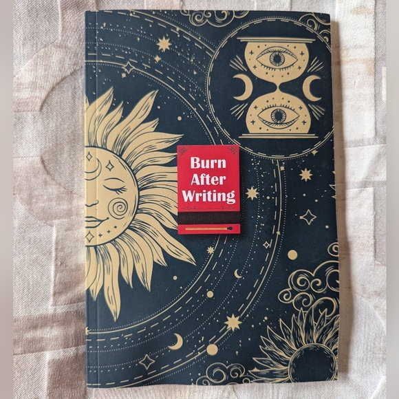 Office | Burn After Writing Journal With Celestial Design | Poshmark